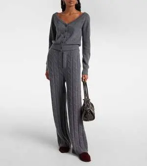 LISA YANG Beata Cashmere Cardigan - Grey