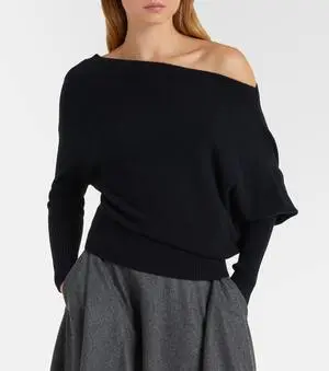 Altuzarra One-shoulder Cashmere Sweater