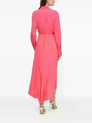 Patrizia Pepe Button Asymmetric Maxi Dress