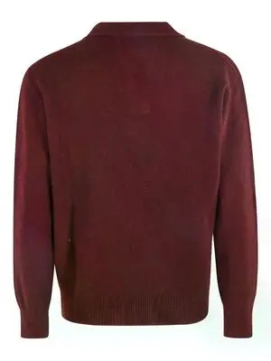 AMARANTO Long-sleeve Sweater - Red