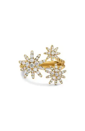 David Yurman Starburst Pavé Diamond Ring - Gold