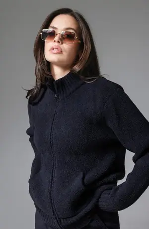 SUNDAY CITIZEN Snug Lite Zip-up Sweatshirt