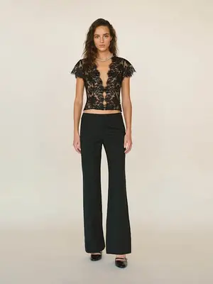 REFORMATION Eugenie Top Lace