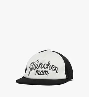Mcm München Ponte Cap - Black And White
