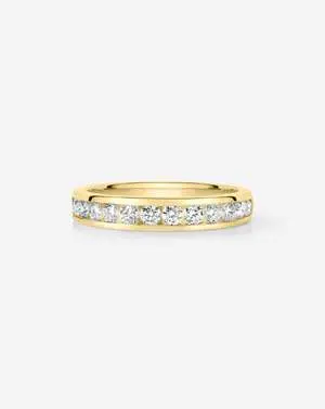 Ring Concierge Round Diamond Half Band Ring - One-color