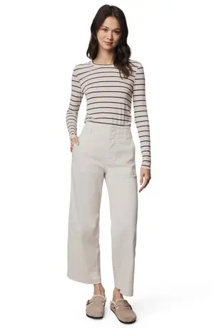 Splendid Chloe Crop Ankle Pants - Pale Oak