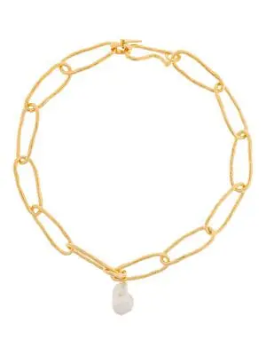 FORTE_FORTE Pearl Necklace - Gold