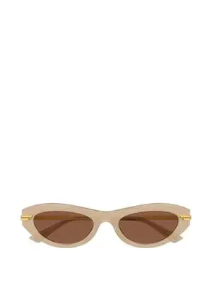 Bottega Veneta Cat-Eye Sunglasses - Brown