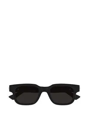 Bottega Veneta Rectangular Sunglasses - Black