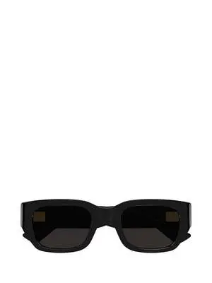 Bottega Veneta Rectangular Sunglasses - Black