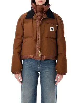Sacai X Carhartt Wip Puffer Jacket - D Beige