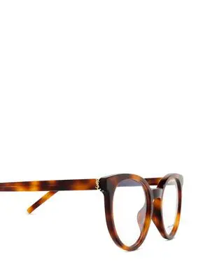 Saint Laurent Eyeglasses Cat-eye - Brown