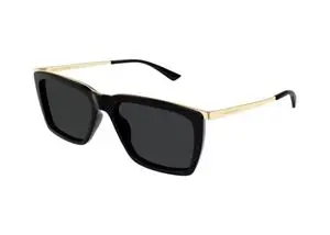 Saint Laurent Cat Eye Sunglasses - Black Gold Black/black (sl 765