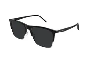 Saint Laurent Square Sunglasses - Black Black Black/black (sl 768