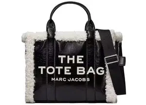 Marc Jacobs The Crinkle Leather Medium Tote Bag