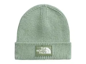 The North Face Logo Box Cuffed Beanie - Slate Moss/bark Mist