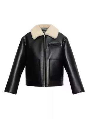 Women's Shearling Black Jackets