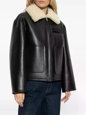 STAND STUDIO Shearling-collar Pocket Jacket