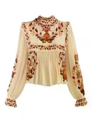 Farm Rio High Neck Blouses