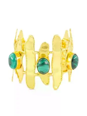SYLVIA TOLEDANO Sylvia Toledano Brutalist Malachite Bracelet
