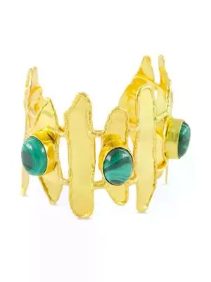 Sylvia Toledano Brutalist Malachite Bracelet
