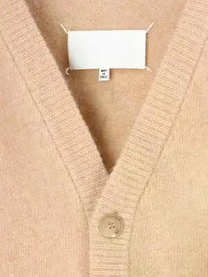 MAISON MARGIELA Long-sleeve V-neck Cardigan - Neutrals
