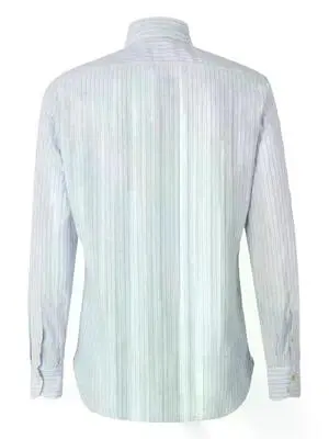 LUIGI BORRELLI Buttoned Striped Shirt