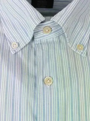 LUIGI BORRELLI Buttoned Striped Shirt