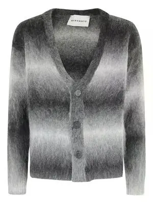 AMARANTO V-neck Cardigan - Grey