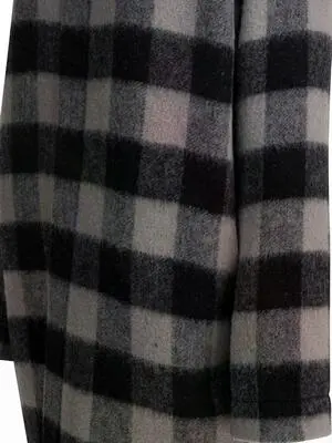 Rick Owens Island Plaid Coat