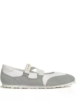 Marni Elastic Strap Sneakers - Grey