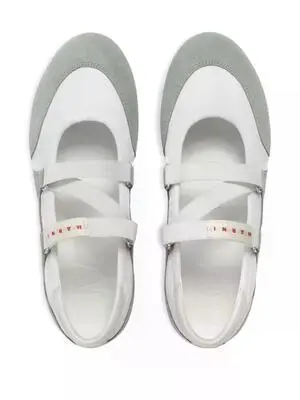 Marni Elastic Strap Sneakers - Grey