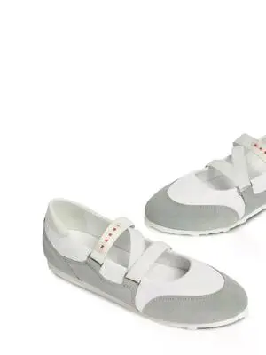 Marni Elastic Strap Sneakers - Grey