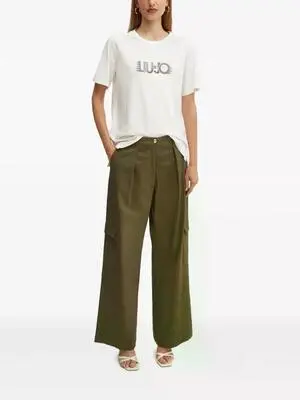 Liu Jo Pleated-front Cargo Trousers