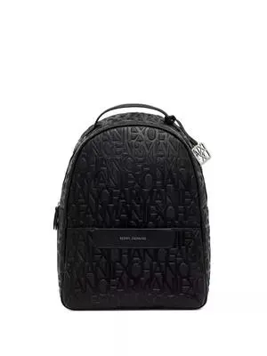 Armani Exchange Embossed Logo Backpack