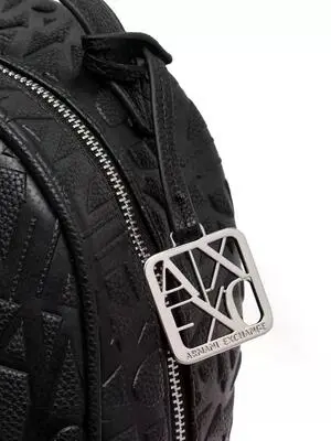 Armani Exchange Embossed Logo Backpack