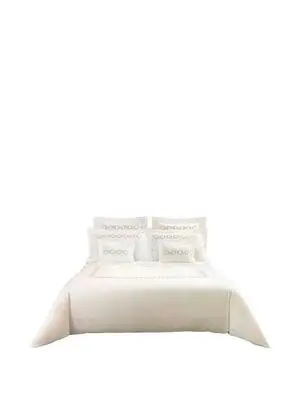 Frette Links Embroidery Bed Set - Neutrals