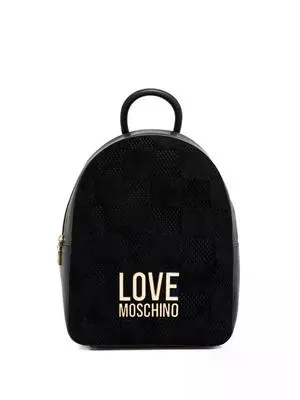 Love Moschino Logo Backpacks