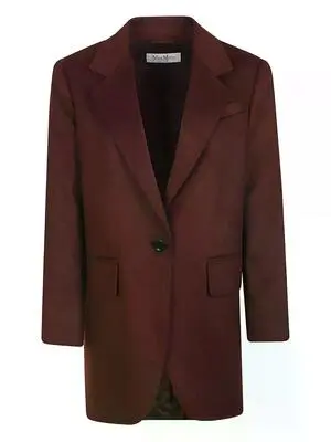 Max Mara Wool Blazer - Red