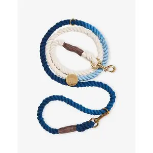 FOUND MY ANIMAL Small Rope Cotton Dog Lead - Navy