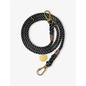 FOUND MY ANIMAL Medium Rope Nylon Dog Lead - Black