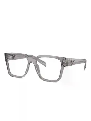 Prada Square Frame Eyeglasses Grey