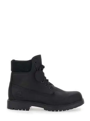 Timberland Boots With Logo Plate - Black