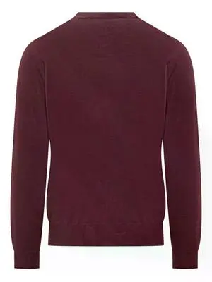 FILIPPO DE LAURENTIIS Long-sleeve Crew-neck Sweater - Red