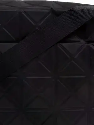 Issey Miyake Geometric-pattern Shoulder Bag - Black