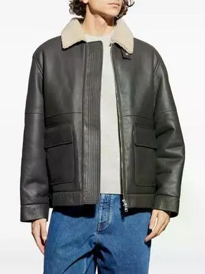 Maison Kitsuné Shearling-collar Jacket