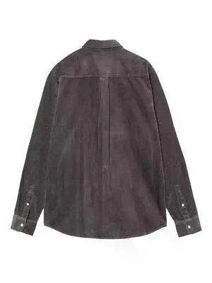 Carhartt Work In Progress Madison Corduroy Button-front Shirt - Grey