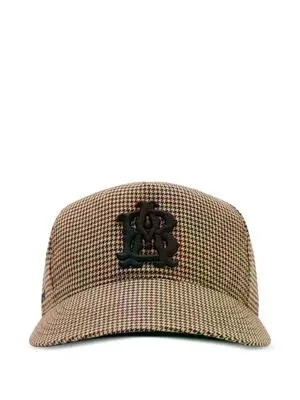 ABOUT:BLANK Monogram Houndstooth Pattern Cap