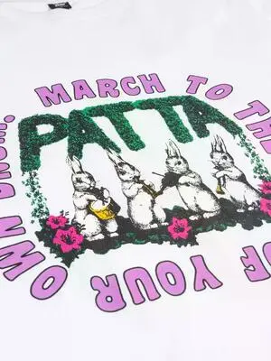 PATTA Rabbit-print Long-sleeve T-shirt