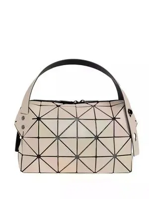 Issey Miyake Small Boston Geometric-pattern Tote Bag - Neutrals